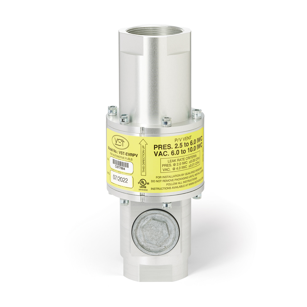 VST SENTRY Pressure Vacuum Valve Mid-Mount with Test-In-Place Port ...