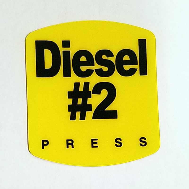 Gilbarco Advantage Diesel #2 Decals Push Here: Allied Electronics