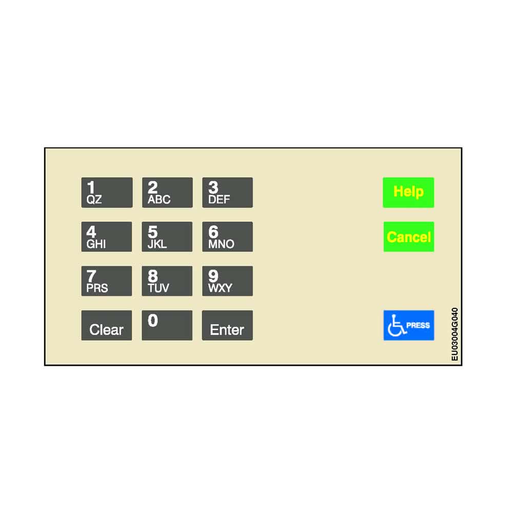 Gilbarco EU03004G040 ENC/ ECL CRIND KEYPAD